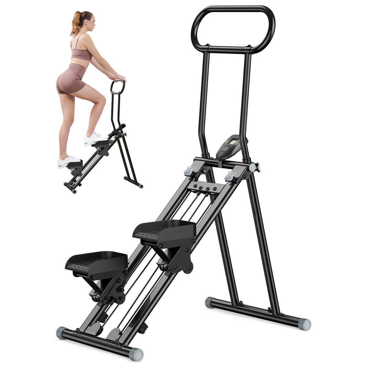 XPRT Vertical Climber Stepper Machine | Foldable Home Cardio Equipment ...
