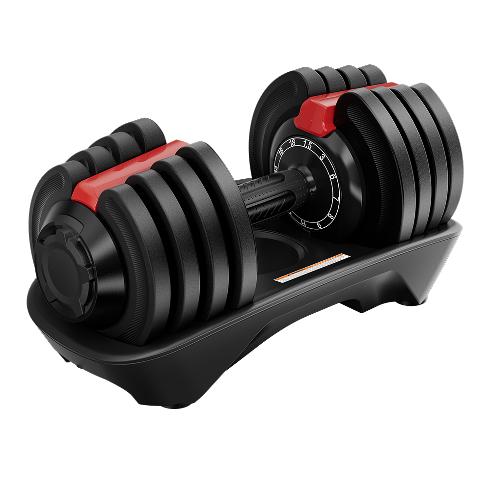 XPRT Advanced Adjustable Dumbbell 40LB | Compact Quick-Select Steel ...